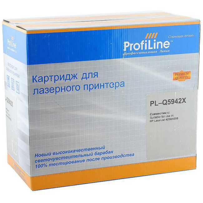 Картридж для лазерного принтера Profiline PL-Q5942X, Black, совместимый