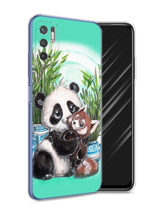 Чехол Awog на Xiaomi Redmi Note 10T/Note 10 5G/M3 Pro "Друзья зверята"