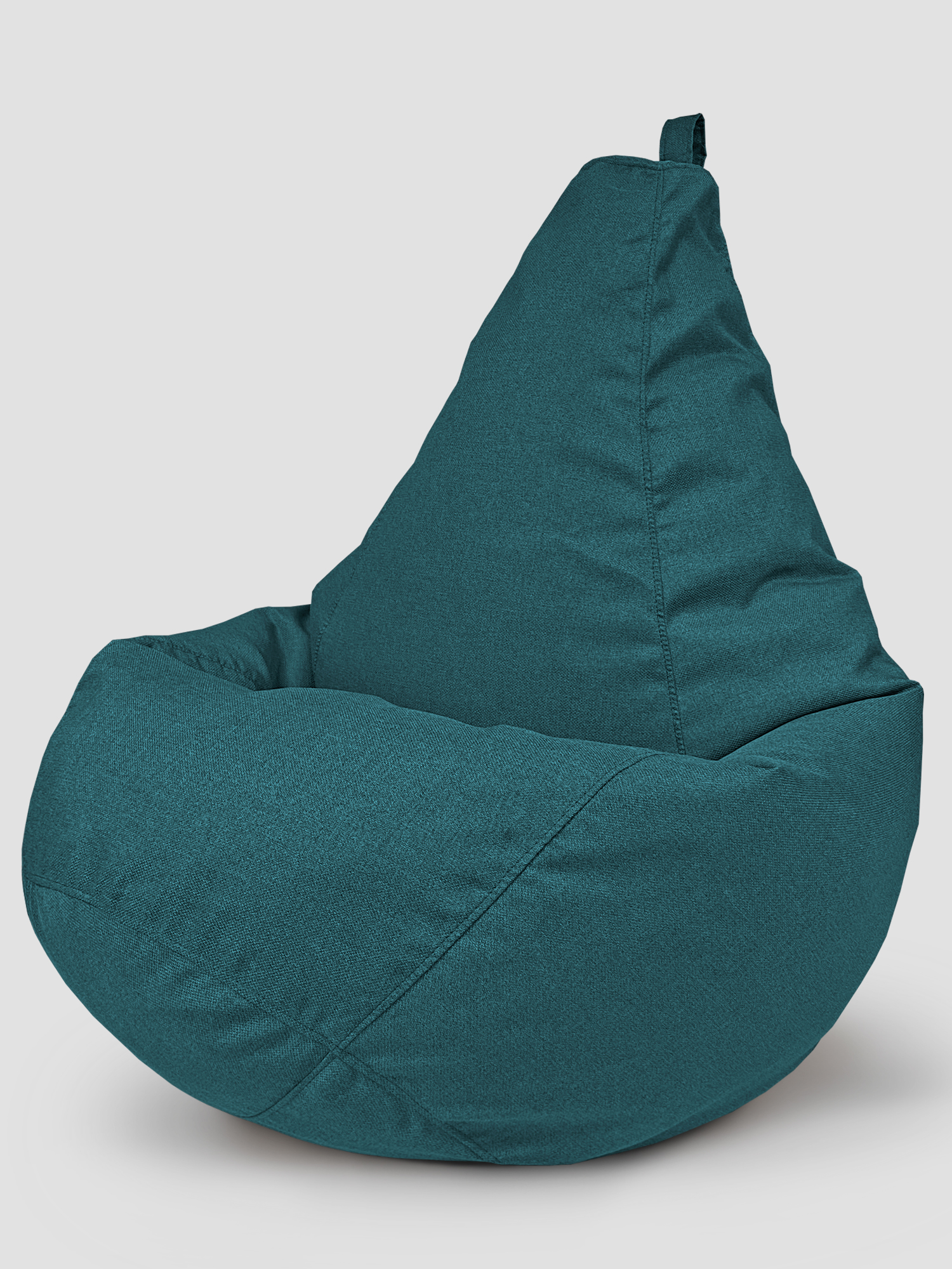 Кресло-мешок ONPUFF пуфик груша, размер ХXL,бирюзовый рогожка