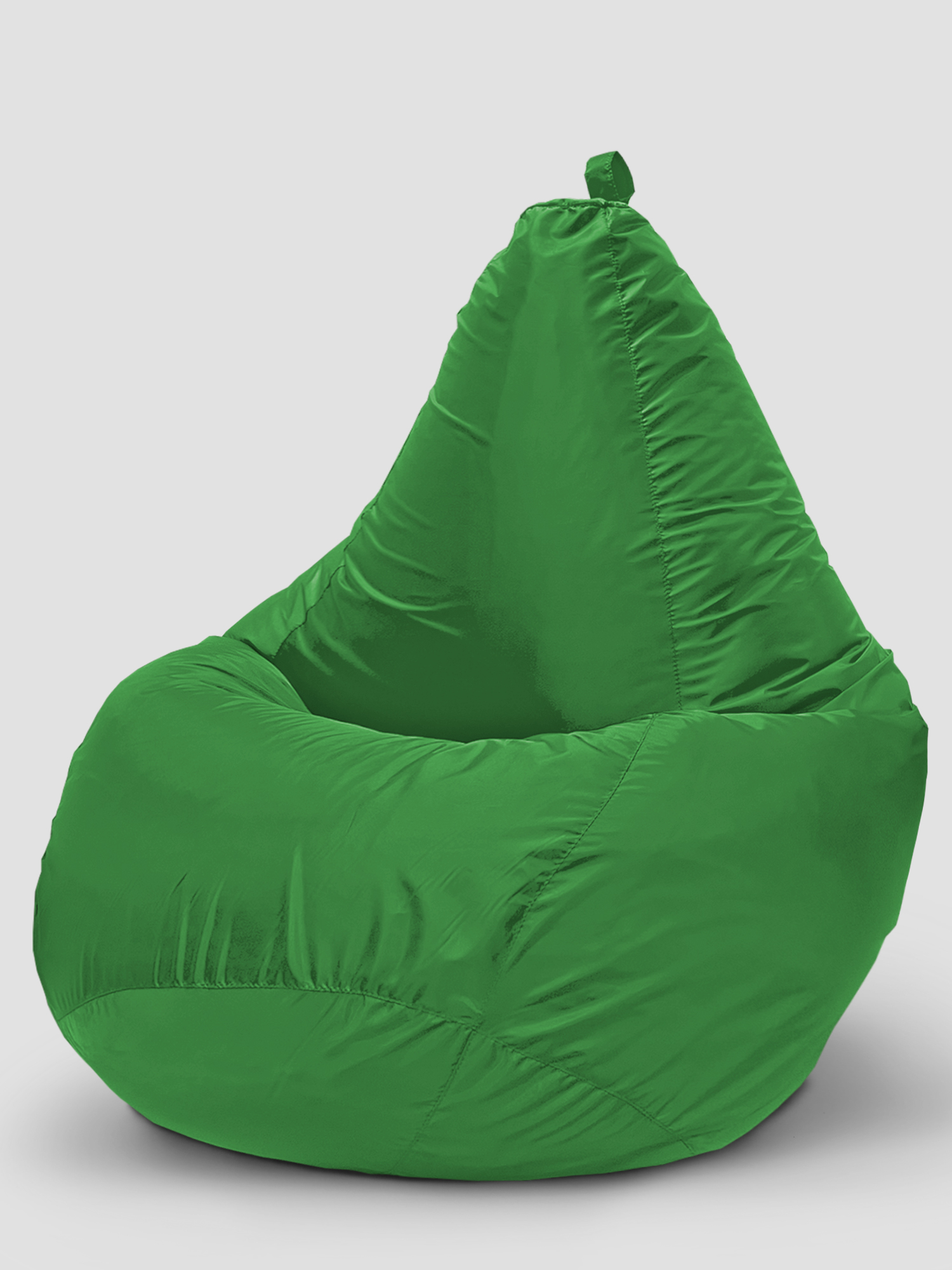 Кресло-мешок ONPUFF пуфик груша, размер XХХXL, зеленый оксфорд