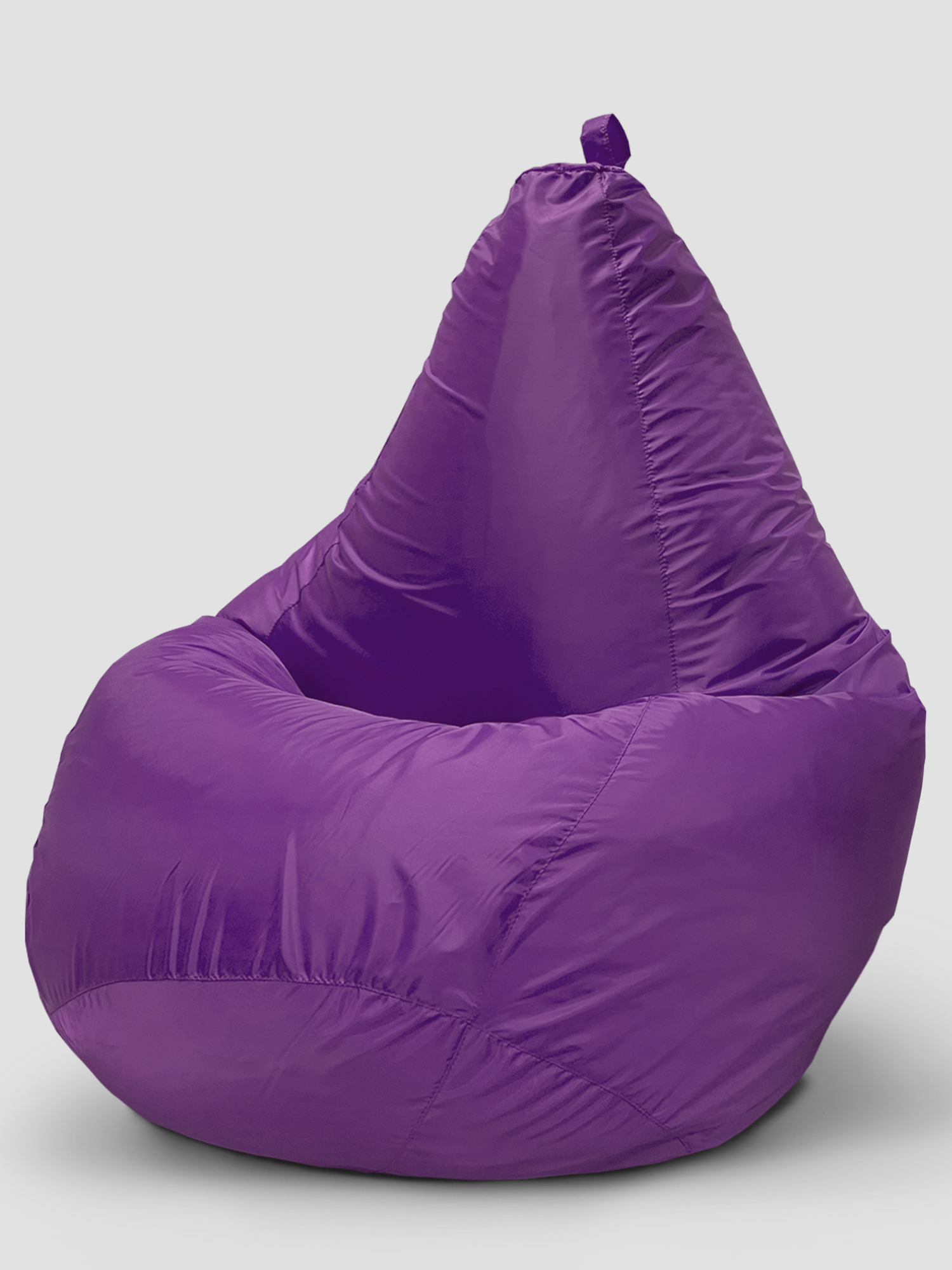 Кресло-мешок ONPUFF пуфик груша, размер XXXXL, фиолетовый оксфорд