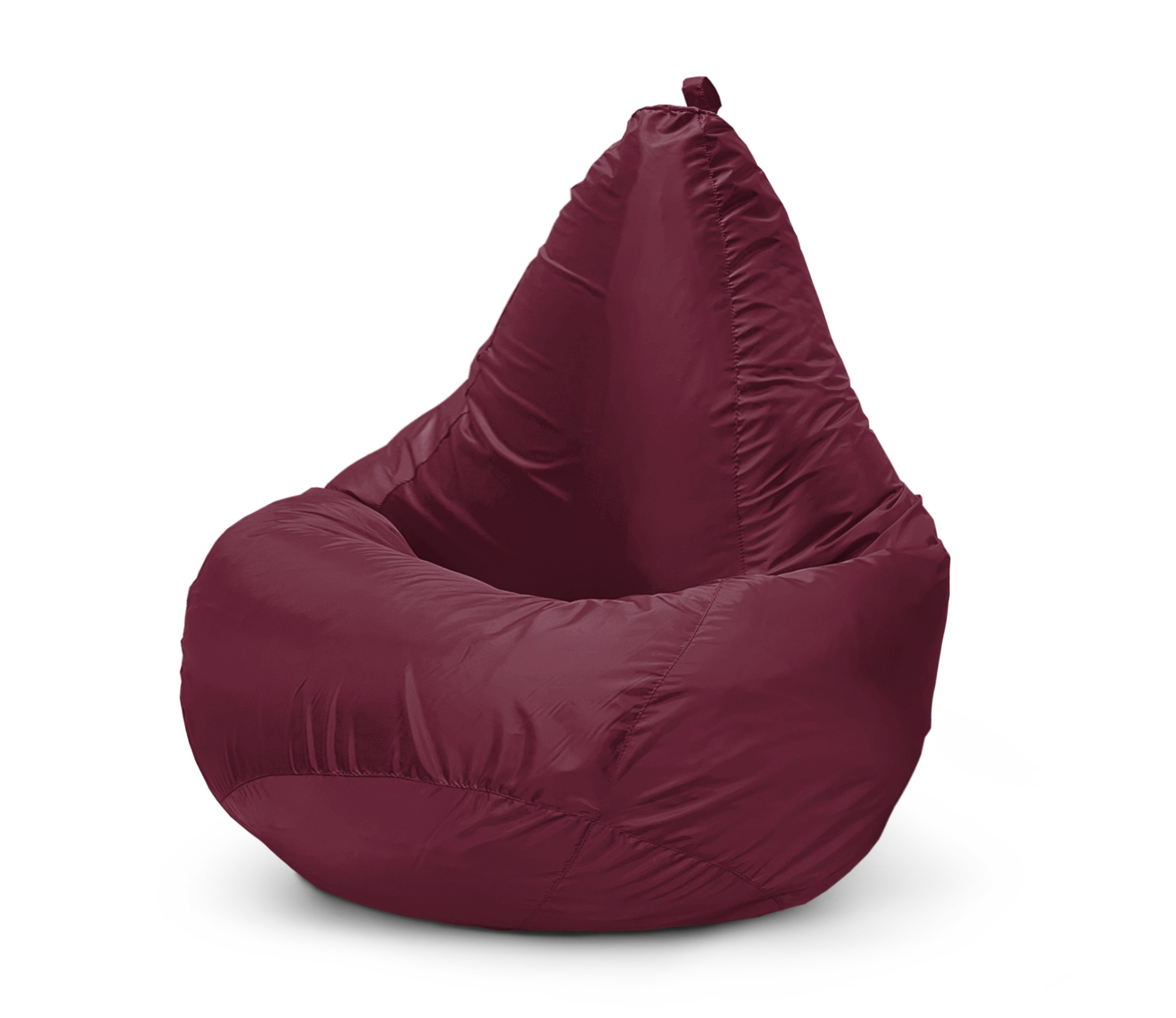 Кресло-мешок ONPUFF пуфик груша, размер XXXL, бордовый оксфорд