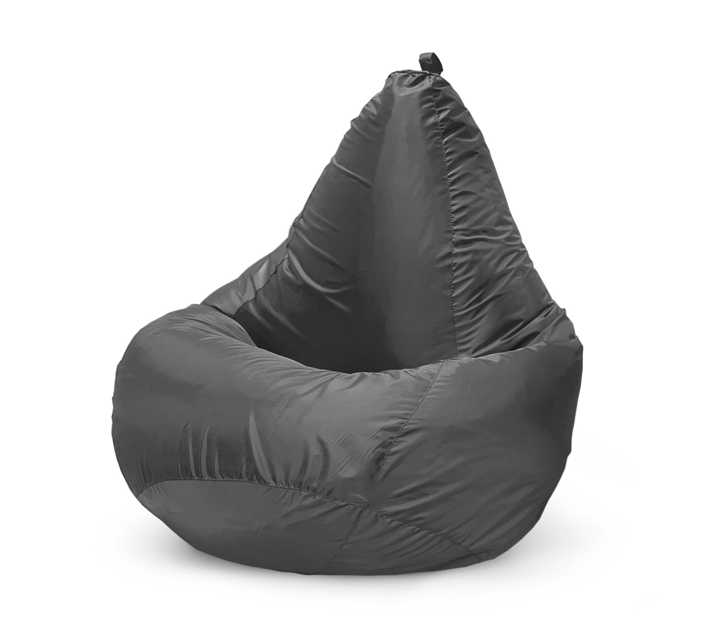 Кресло-мешок ONPUFF пуфик груша, размер XXXL, серый оксфорд