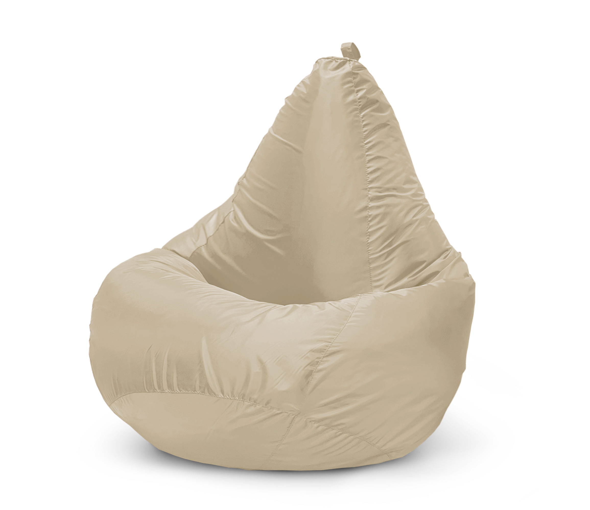Кресло-мешок ONPUFF пуфик груша, размер XXXL, бежевый оксфорд