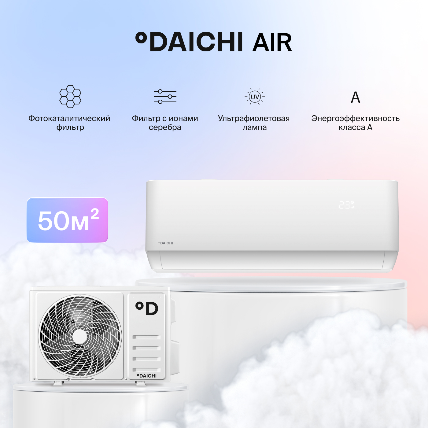 Сплит-система Daichi AIR50AVQ1/AIR50FV1