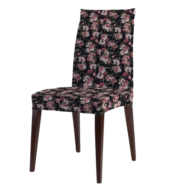 Декоративный чехол на стул со спинкой велюровый dvcc_262426 JoyArty