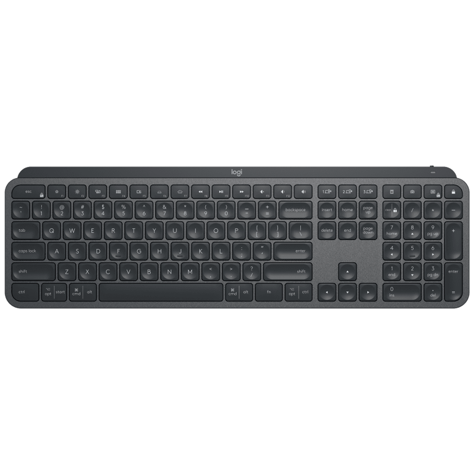 Проводная/беспроводная клавиатура Logitech MX Keys Black (920-009422)