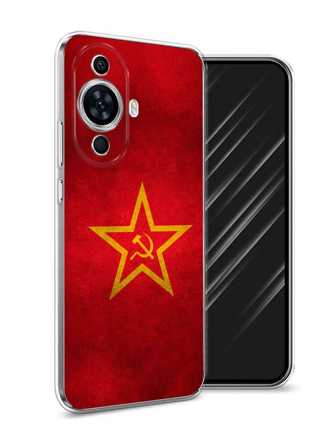 Чехол Awog на Huawei Nova 11 "Красное знамя"