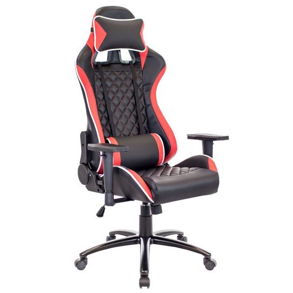 Кресло геймерское Everprof Lotus S11 экокожа - черно-красное