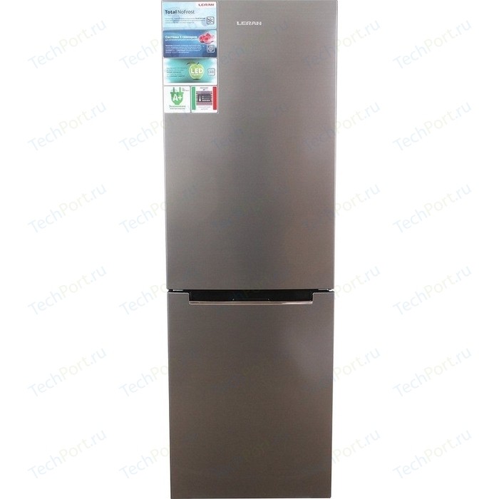 Холодильник Leran CBF 203 IX NF серый