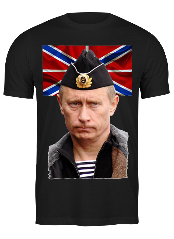 Футболка мужская Printio Putin черная XL