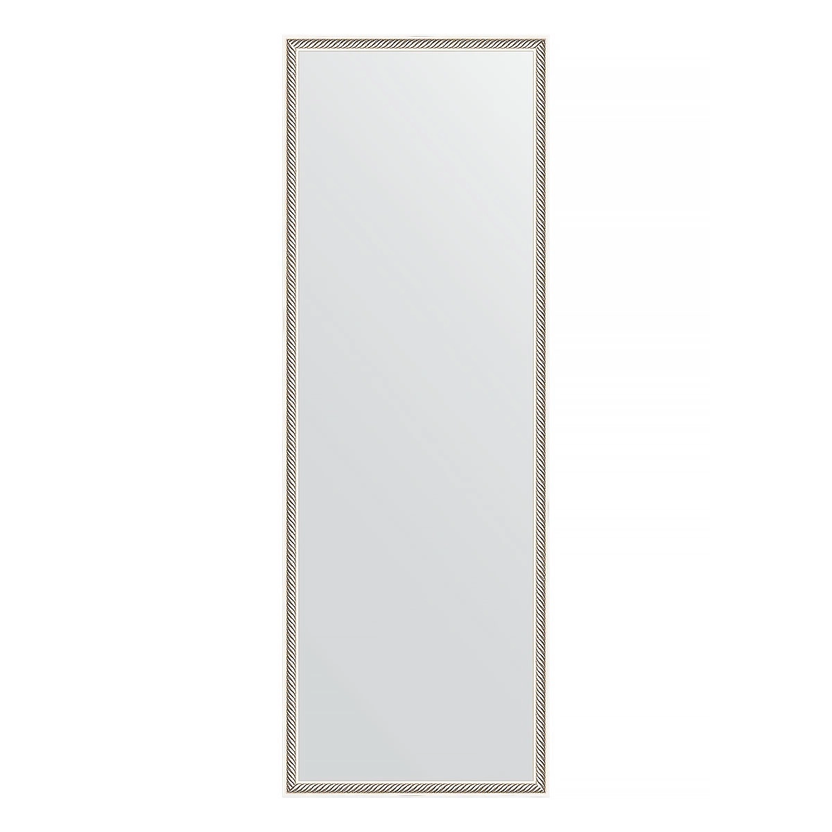 Зеркало интерьерное настенное Evoform Definite в раме витое серебро 48 х 138 см