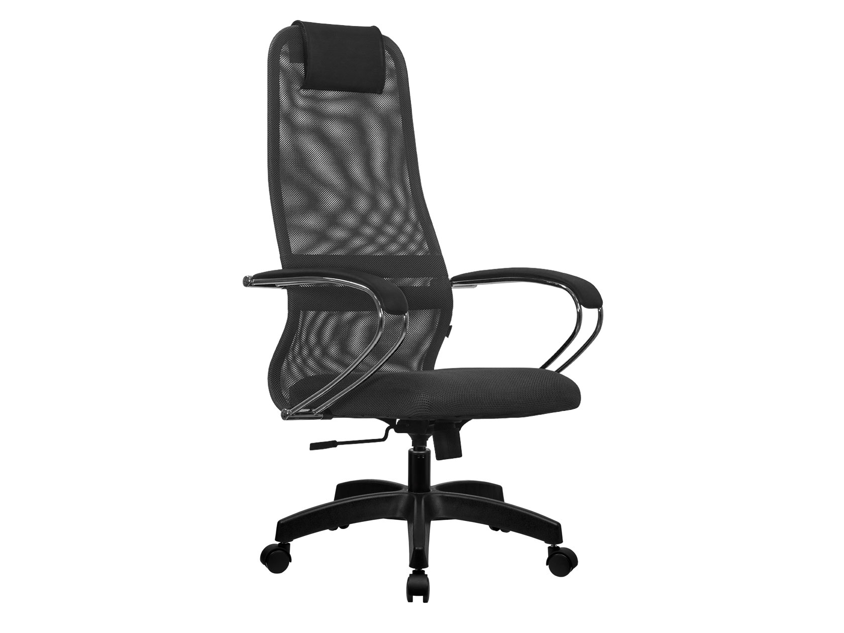 Кресло компьютерное SU-B-8/подл.131/осн.001 Темно-серый/Темно-серый