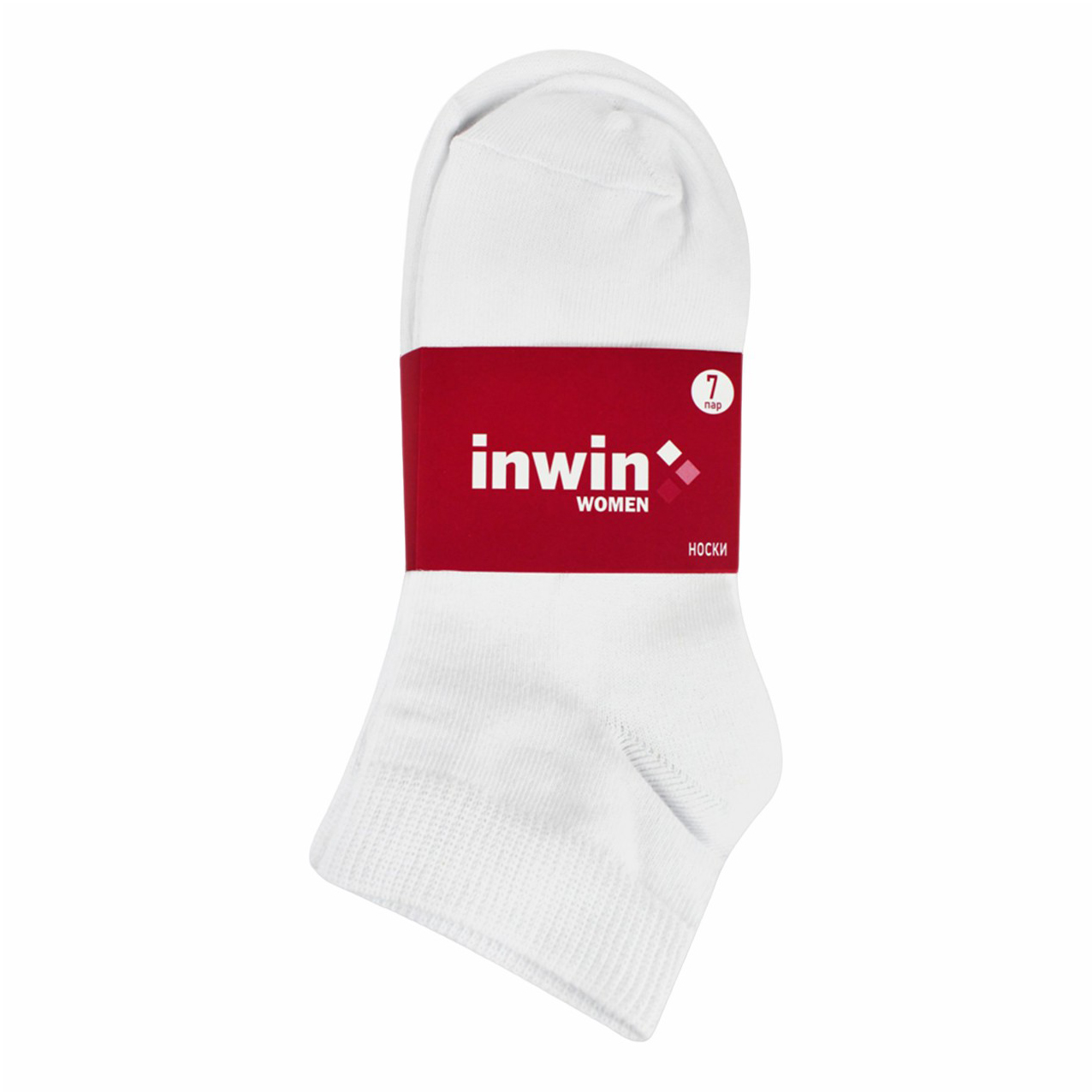 Комплект носков женских InWin белых 23-25 7 пар