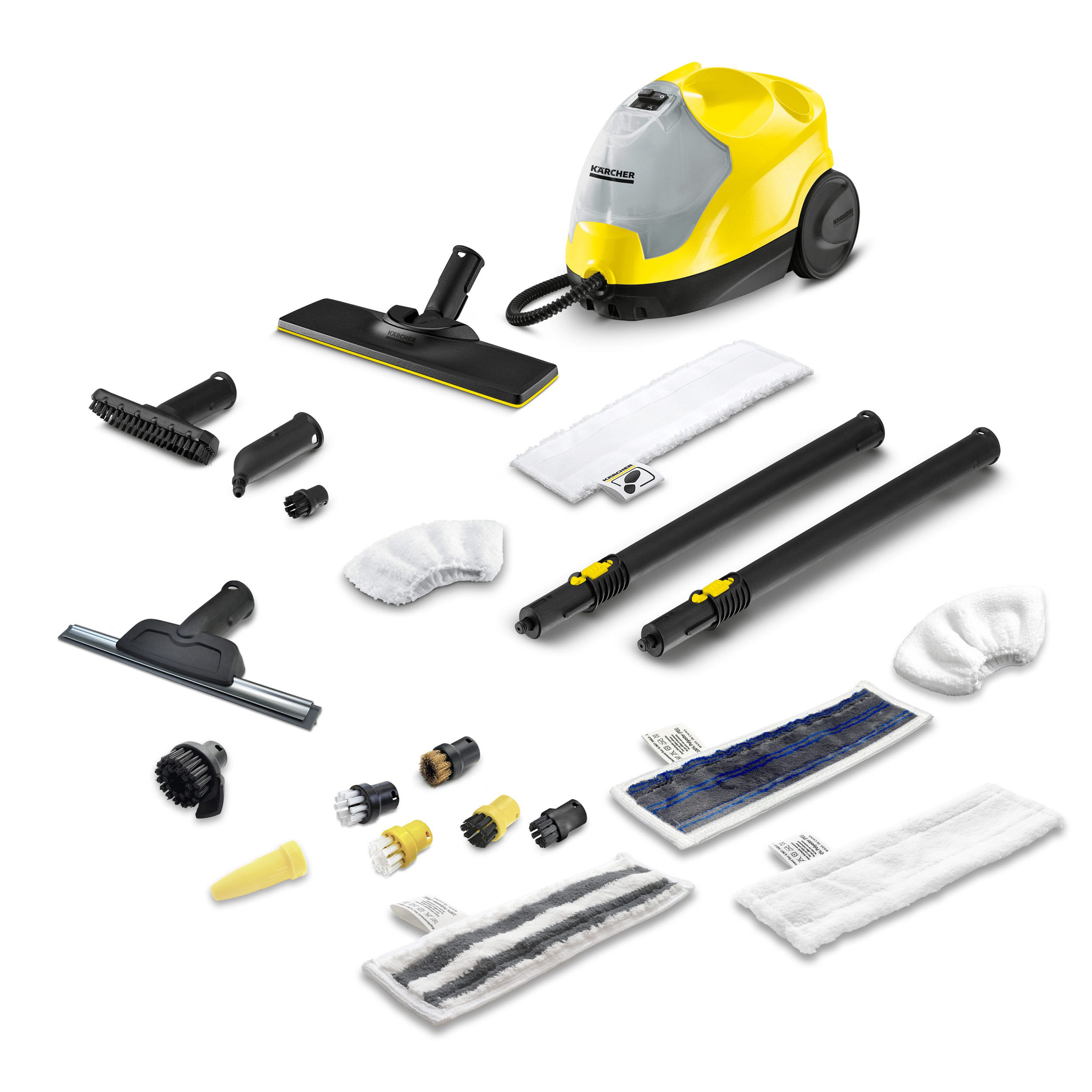 Пароочиститель Karcher SC 4 EasyFix+аксессуары VELER желтый