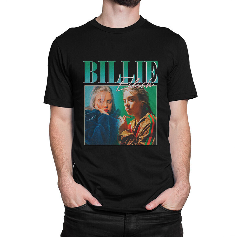 Футболка мужская Dream Shirts Билли Айлиш - Billie Eilish 1000505-2 черная M