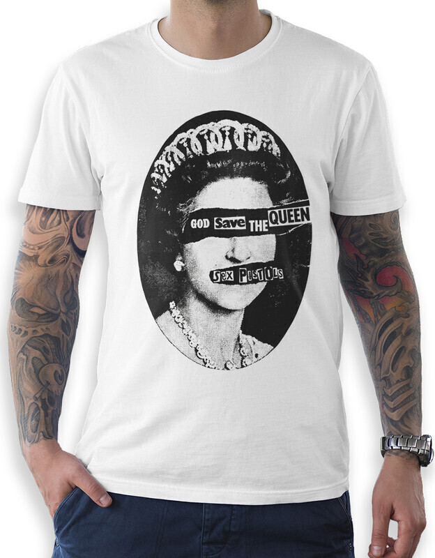 Футболка мужская Dream Shirts Sex Pistols - God Save the Queen 1000839-2 белая 2XL