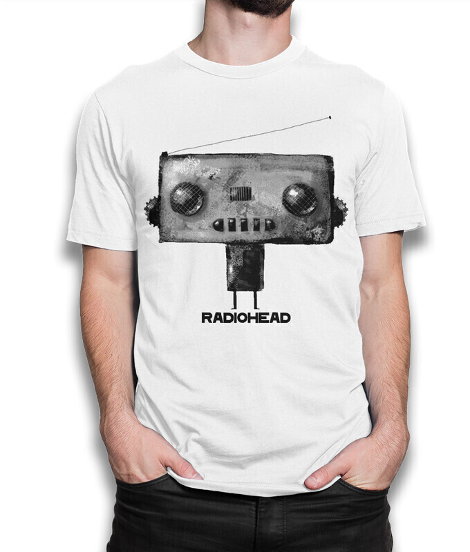 Футболка мужская Dream Shirts Radiohead 1000620-2 белая L