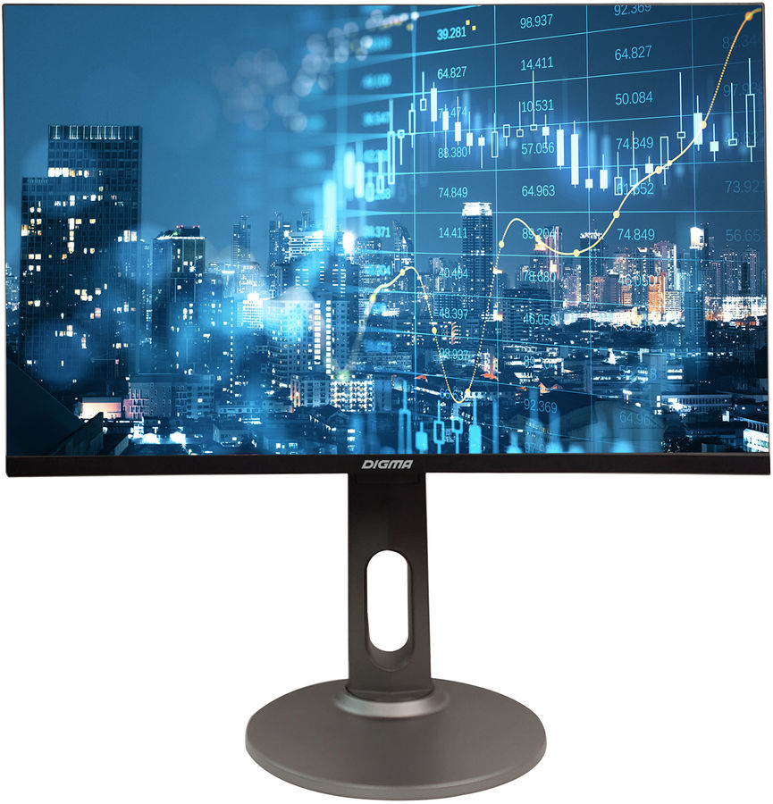 23.8" Монитор DIGMA DM-MONB2407 Silver/ Black 75Hz 1920x1080 IPS