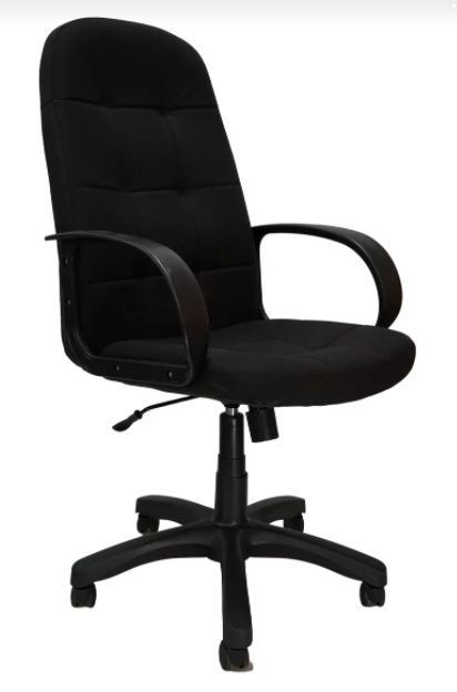 Кресло компьютерное ЯрКресло Кресло Кр45 ТГ ПЛАСТ К02-2 (ткань Крафт черная)