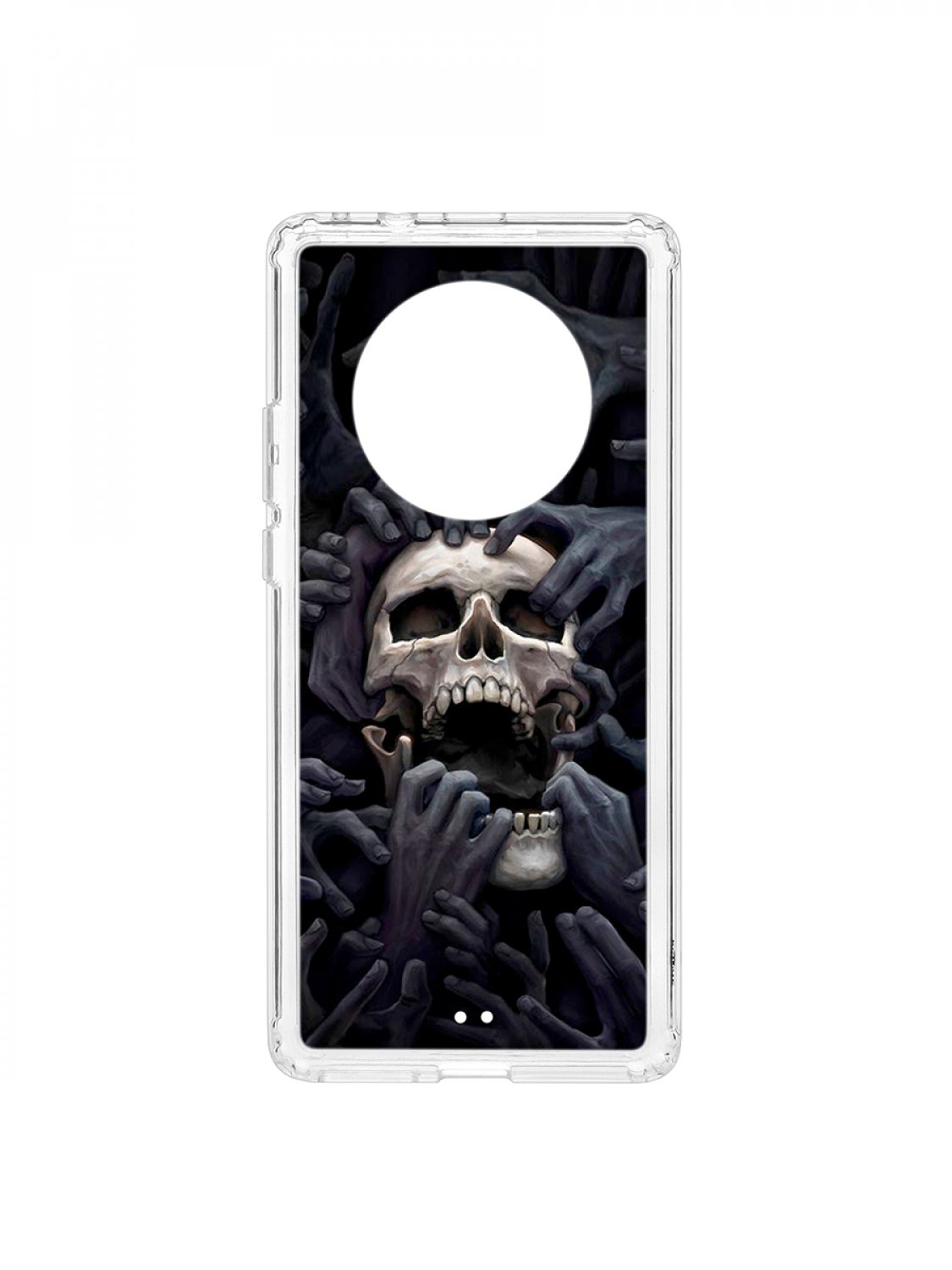 Чехол для Huawei Mate 40 Pro Kruche Print Skull Hands