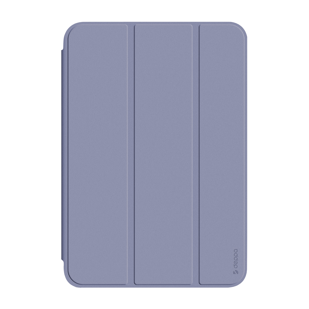 Чехол Deppa Wallet Onzo Magnet для iPad Mini 6 Grey/Lavender (88157)