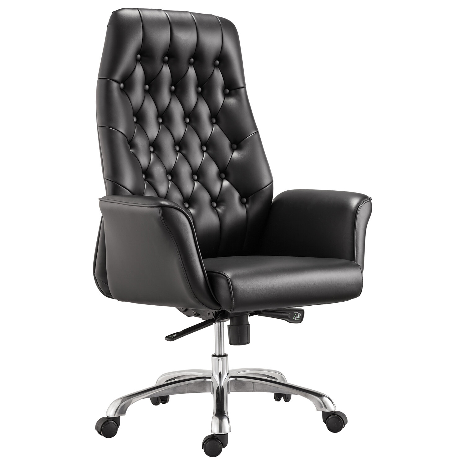 Кресло офисное BRABIX PREMIUM "Legacy EX-750", экокожа, черное, 532492