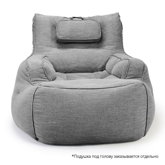 Современное кресло для отдыха aLounge - Tranquility Armchair - Black Sapphire (шенилл)