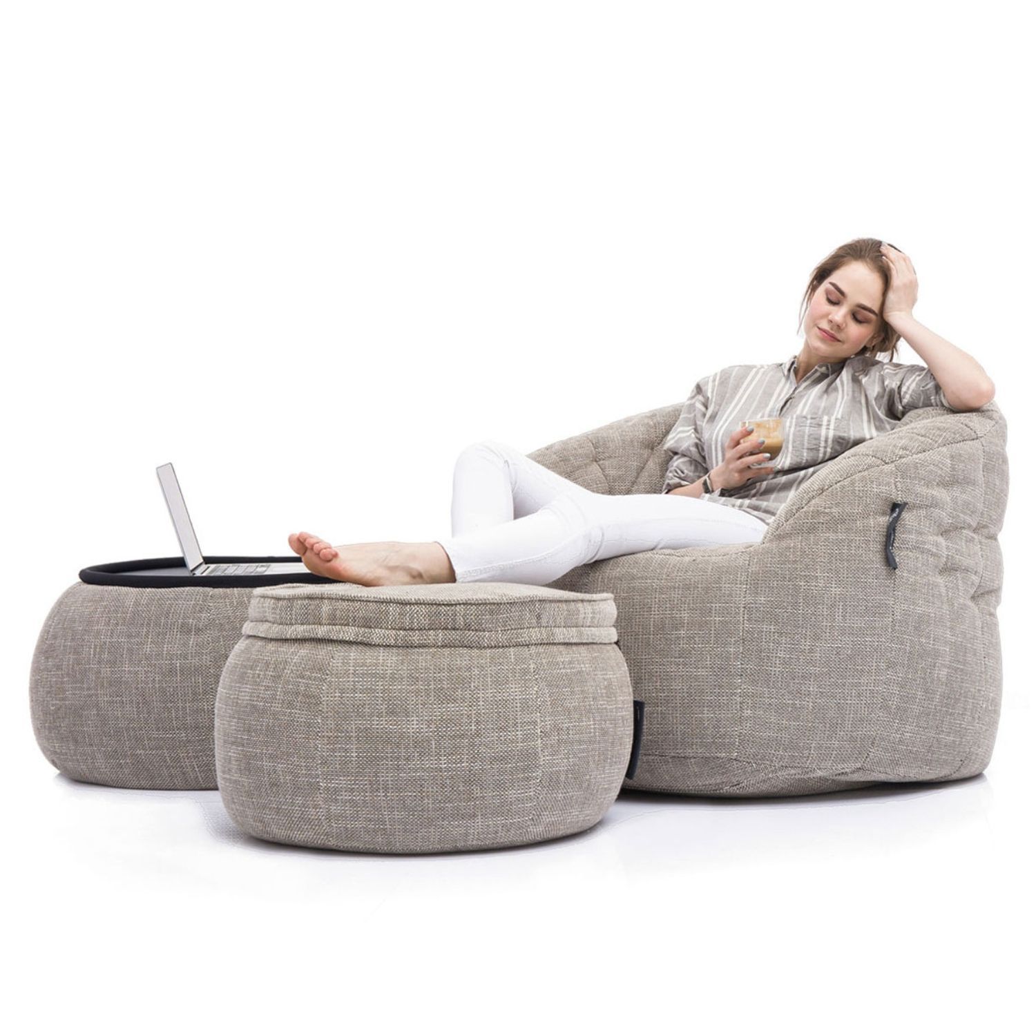 Комплект мягкой мебели для отдыха Ambient Lounge - Contempo Package - Eco Weave (бежевый)
