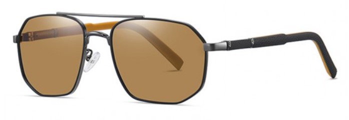 Солнцезащитные очки мужские CALANDO BB6314 коричневые