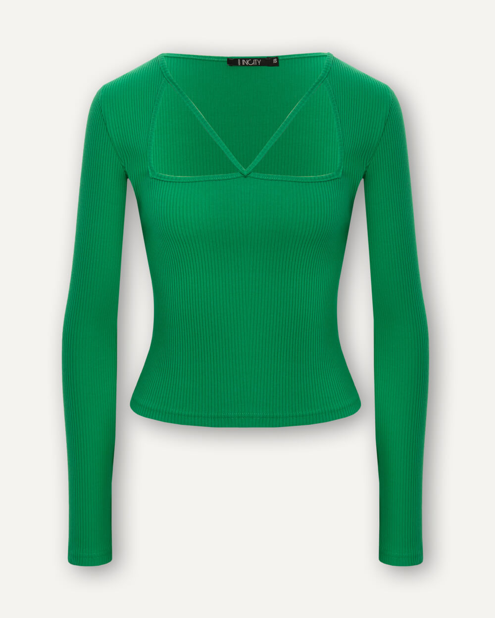 Пуловер женский Incity 1.1.1.23.01.04.02338 зеленый 2XS