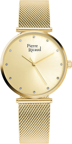 Наручные часы женские Pierre Ricaud P22035.1141Q золотистые