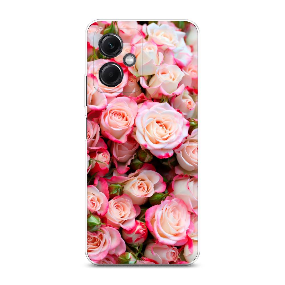 Чехол на Xiaomi Redmi Note 12 5G "Много роз"