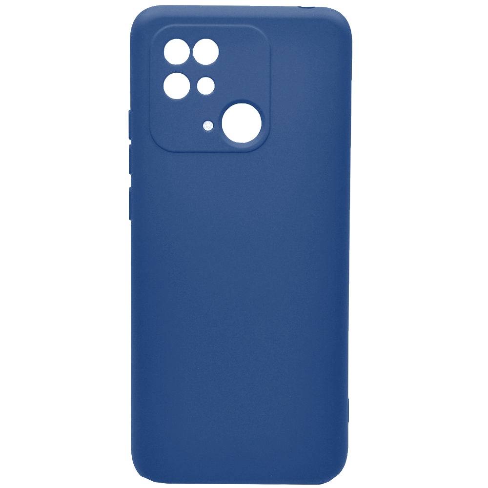 Чехол накладка силиконовый для Xiaomi Redmi 10C / синий