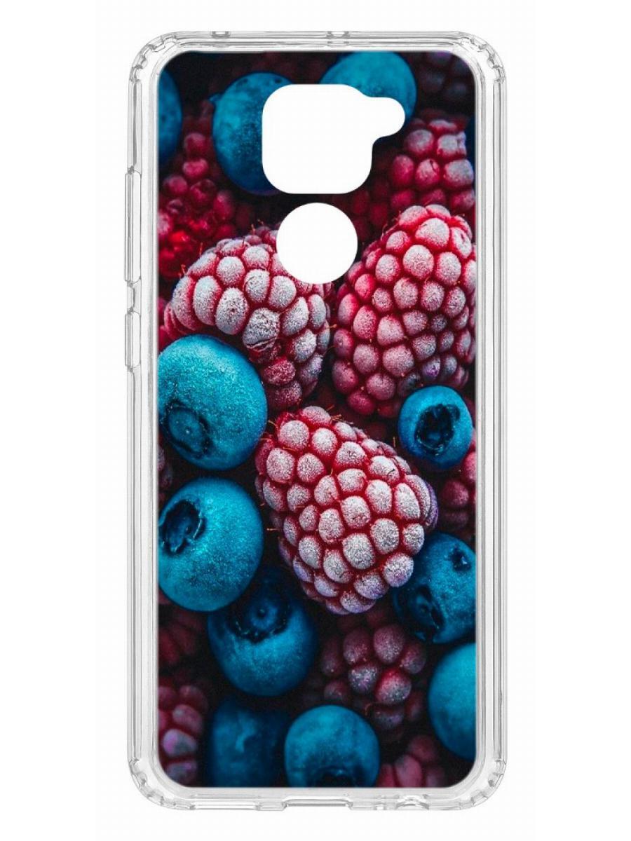 Чехол на Xiaomi Redmi Note 9 Kruche Print Fresh berries