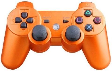 Геймпад NoBrand DualShock 3 для Playstation 3 Orange (Не оригинал)