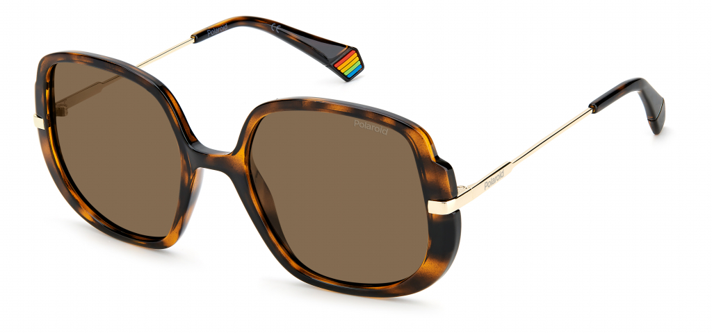 Солнцезащитные очки женские Polaroid PLD 6181/S коричневые
