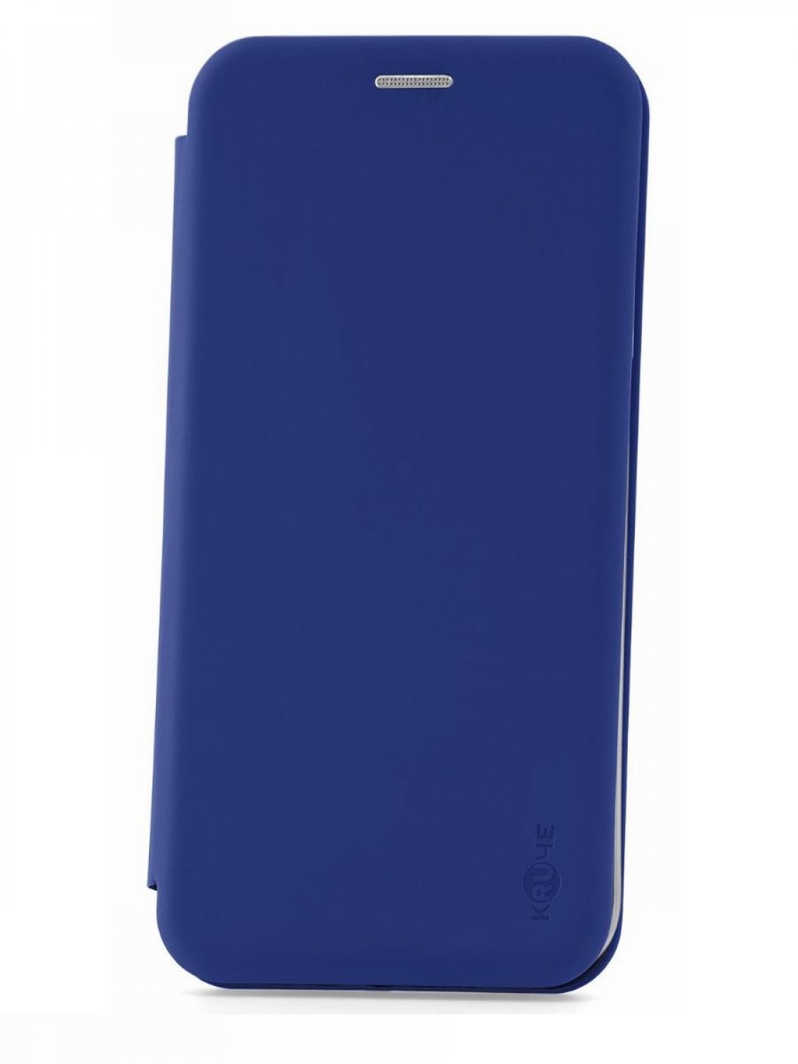 Чехол на iPhone 11 Pro Kruche Open Book-2 синий, книжка с карманом для карт,на магните