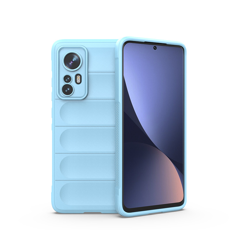 Чехол Flexible Case для Xiaomi 12 Pro голубой