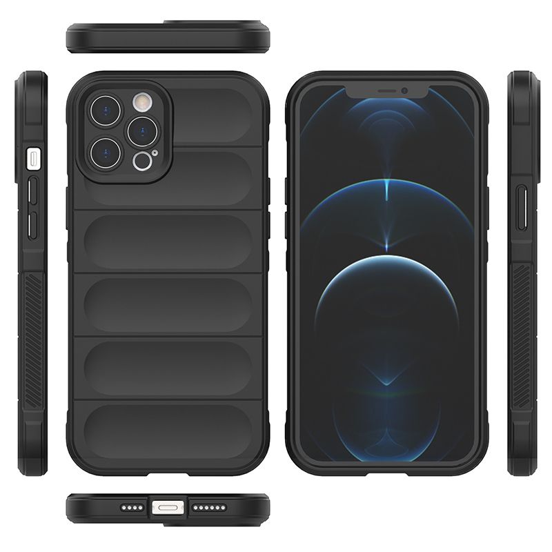 Чехол Flexible Case для iPhone 12 Pro Max черный