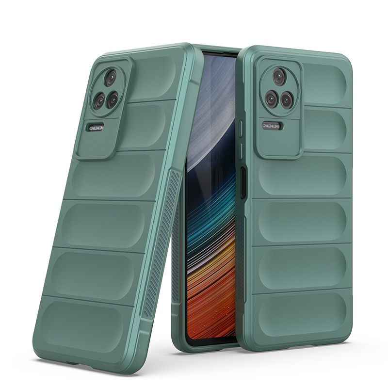 Чехол Flexible Case для Xiaomi Poco F4 зеленый