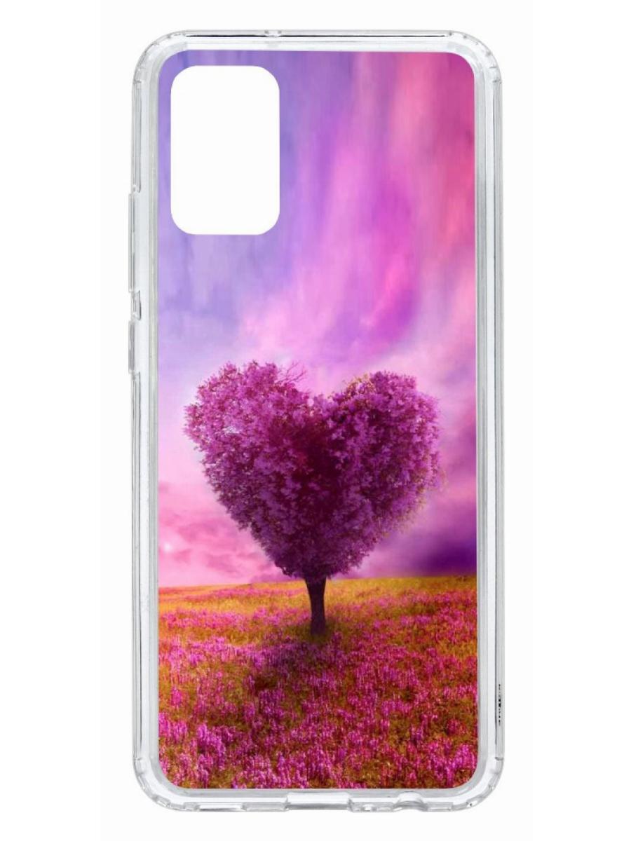 Чехол на Samsung Galaxy A02s Kruche Print Pink heart