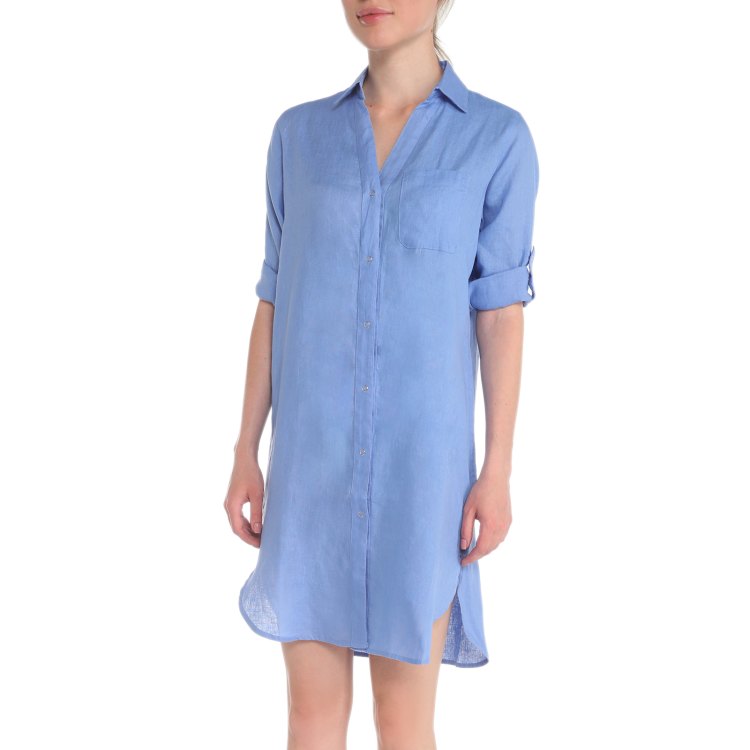 Платье женское Maison David MLY2118 голубое XS
