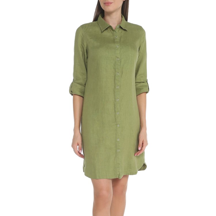 Платье женское Maison David MLY2113 зеленое 2XS