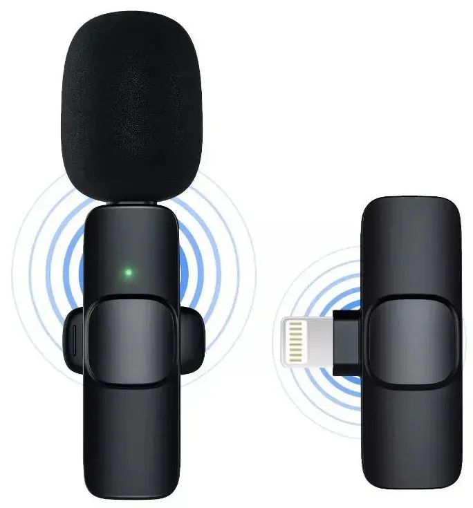 Микрофон петличный TWS K9 for iPhone
