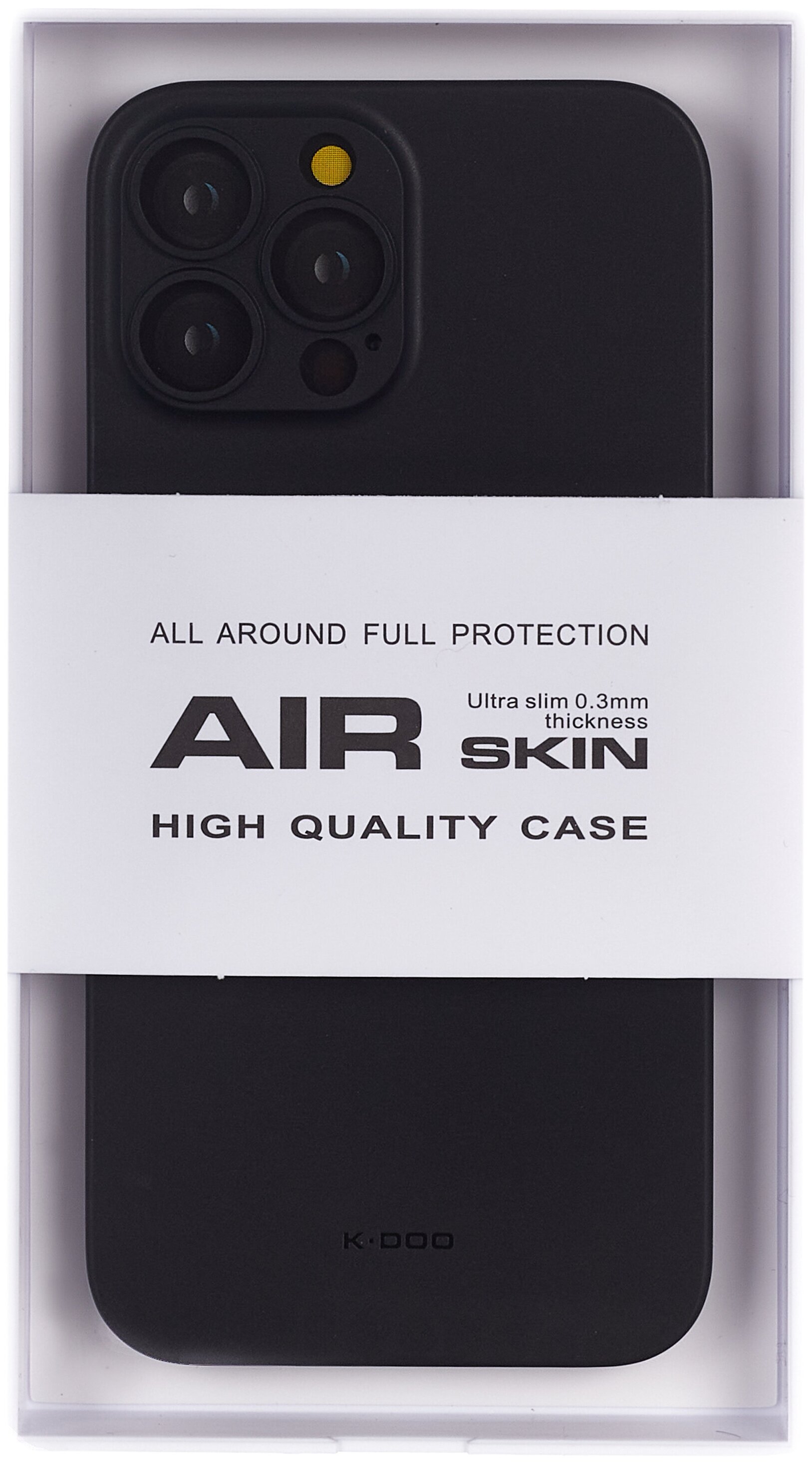 Чехол для iPhone 12 Pro Max "AIR Skin" Черный