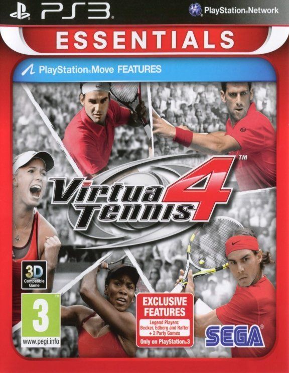 Игра Virtua Tennis 4 для PlayStation Move (PS3)