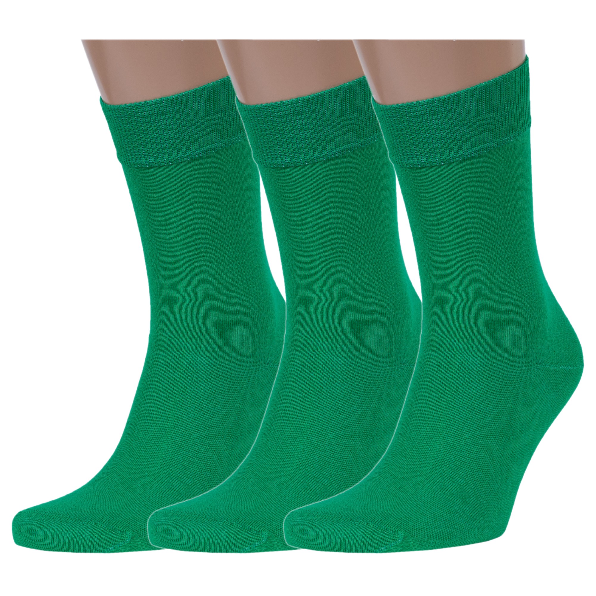 Набор носков Rusocks 3-М-1221 зеленый 27-29 (42-45)