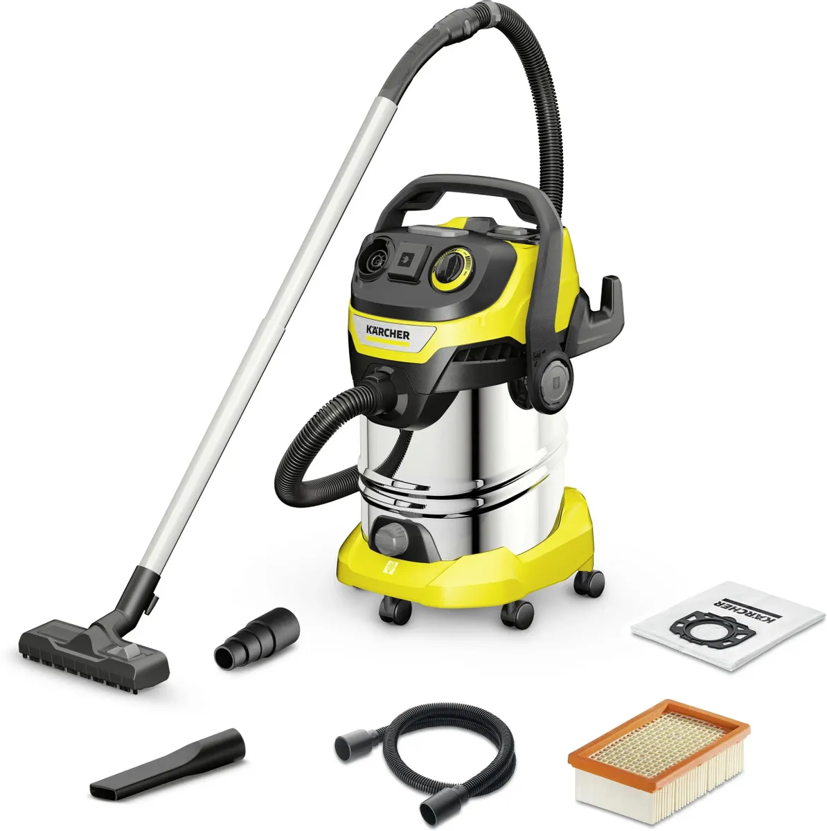 Пылесос Karcher WD 6 P S V-30/6/22/T для уборки в мастерской, гараже, во время ремонта, вс