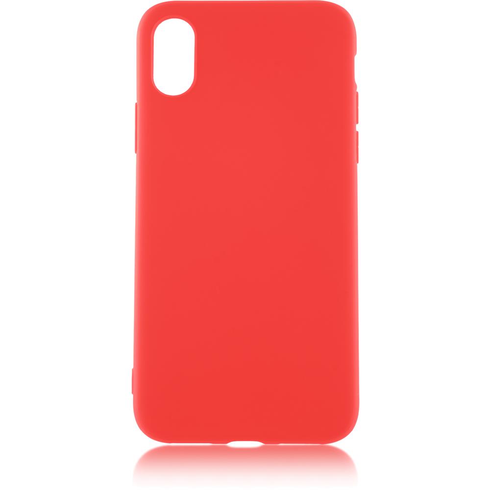 Чехол для Apple iPhone Xs Brosco Colourful, красный